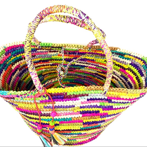 Sensi Studios | Bags | Sensi Studio Woven Straw Tote Bag | Poshmark